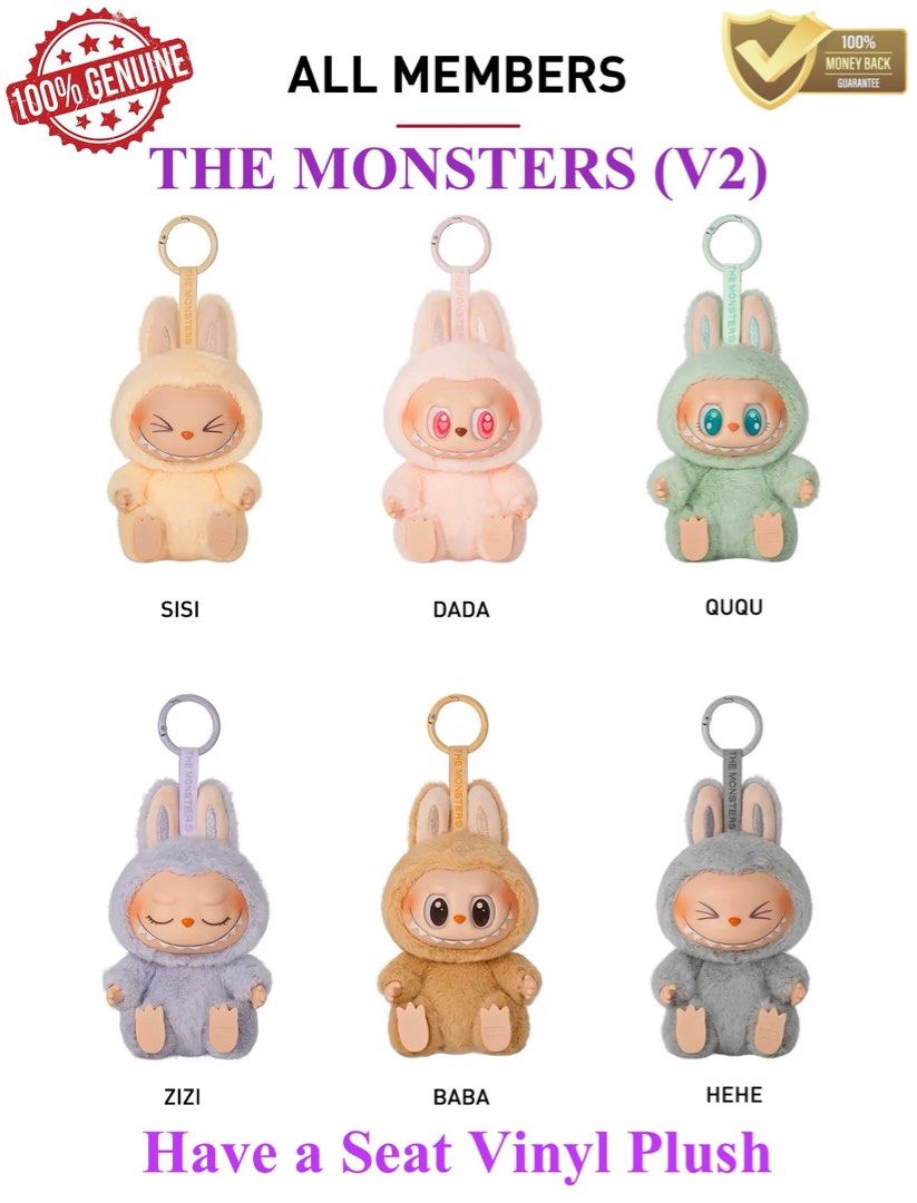 1 Day Deal! (Ready Stock) Original Popmart THE MONSTERS Labubu V2 Have ...