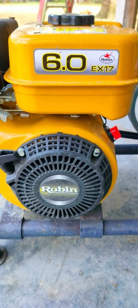 ORIGINAL Robin Petrol Engine 6.0HP EX17 with Power Sprayer Pump (Sesuai ...