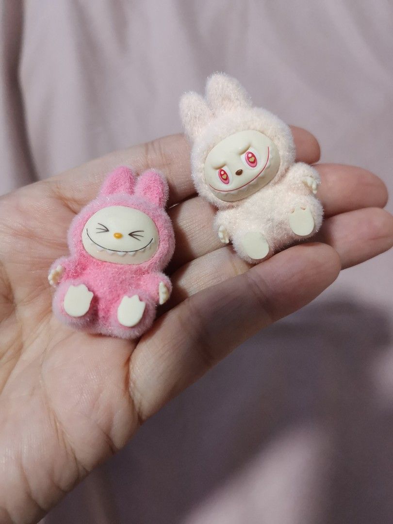 Popbean popmart labubu furry miniature crybaby, Hobbies & Toys, Toys ...