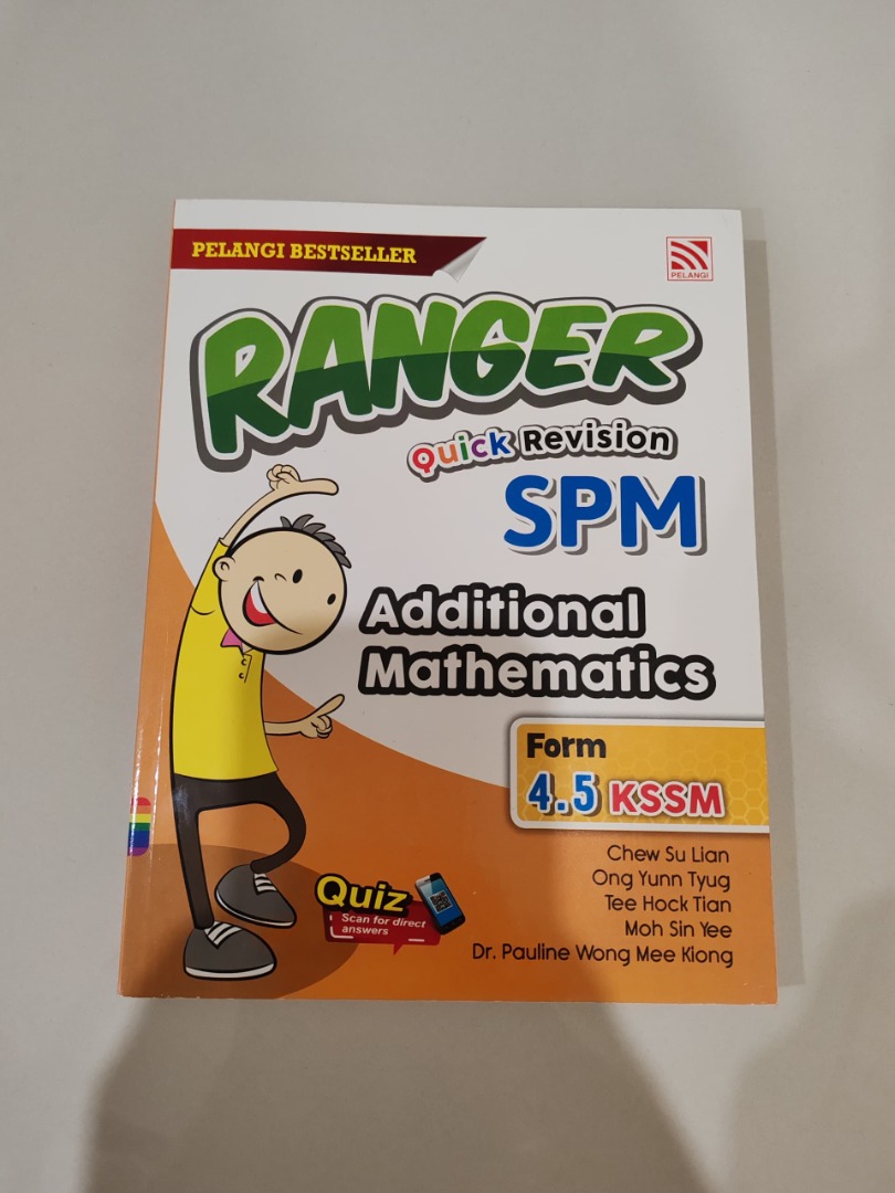 Ranger Additional Mathematics SPM Quick Revision, Hobbies & Toys, Books & Magazines, Textbooks ...