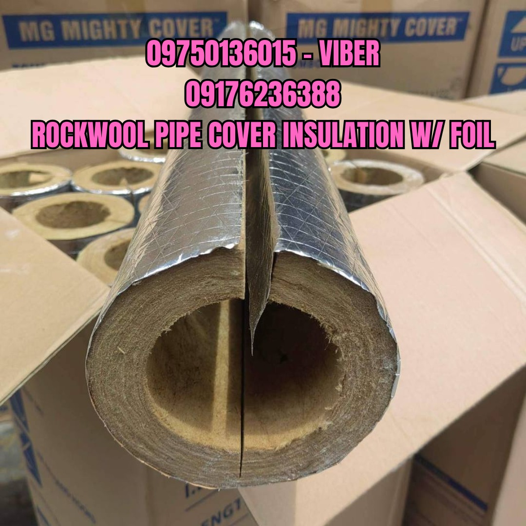 ROCKWOOL PIPE COVER INSULATION W/ FOIL, Commercial & Industrial ...