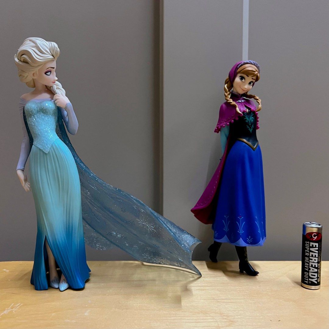 SEGA Premium Prize Japan Disney Frozen Princess Elsa & Anna Figure ...