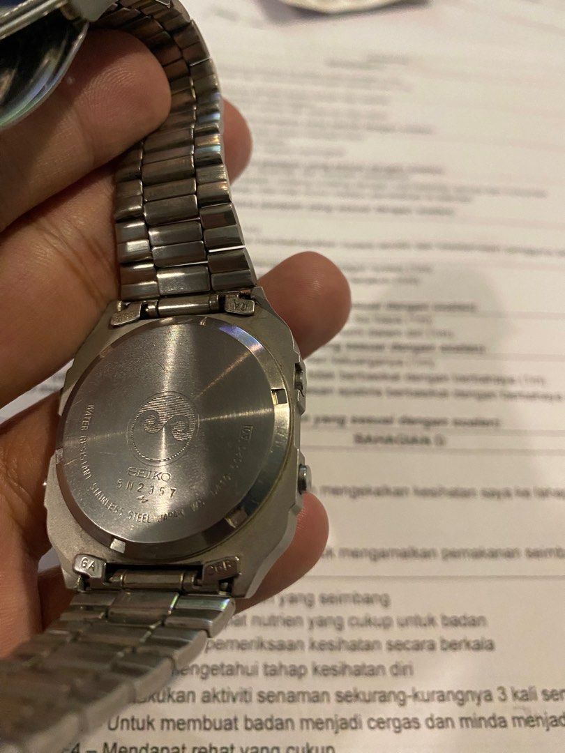 Seiko sign table, Men's Fashion, Watches & Accessories, Watches on ...