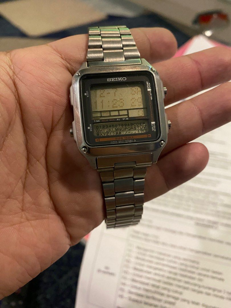 Seiko sign table, Men's Fashion, Watches & Accessories, Watches on ...