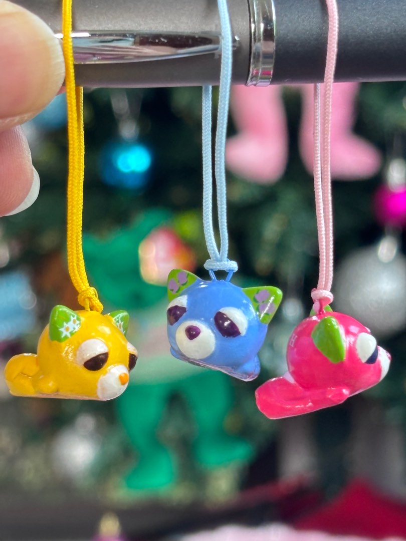 Set of 3 Cat charms porcelain ocha ken, Hobbies & Toys, Memorabilia ...