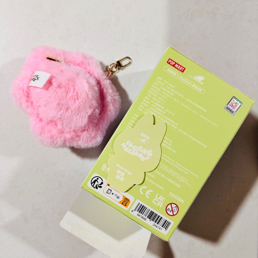 (SET) POPMART Labubu V1 Green Grape + Crybaby Sad Club Earphone Case ...