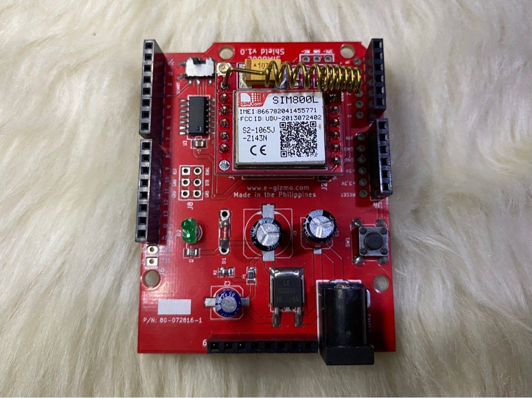 SIM800L GSM/GPRS MODEM SHIELD, Computers & Tech, Parts & Accessories ...