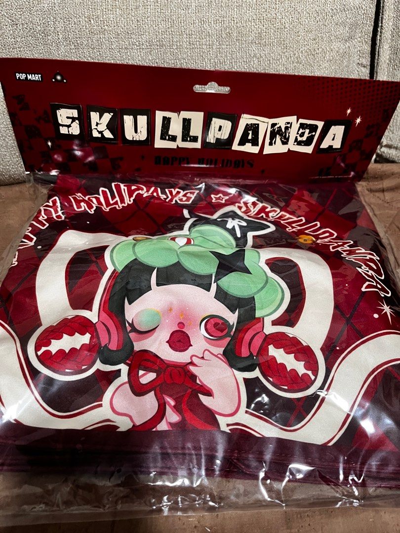 skullpanda christmas series home fabric decorations, Hobbies & Toys ...