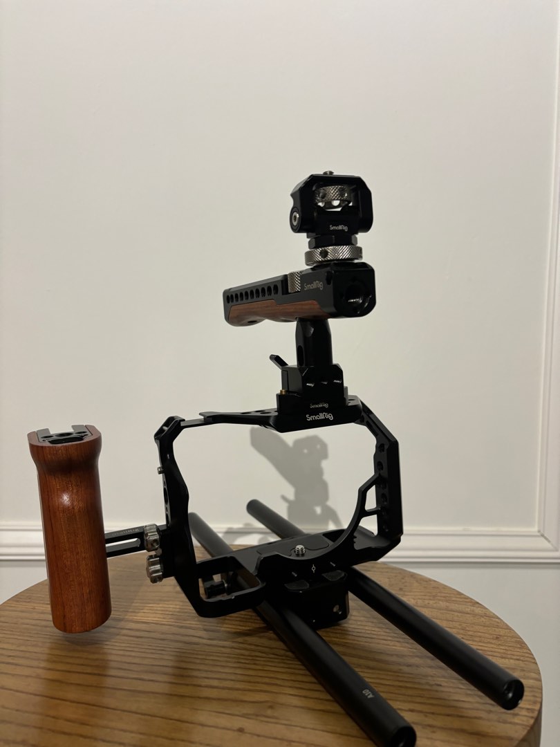 Small Rig cage for Sony A7iv, Photography, Video Cameras on Carousell
