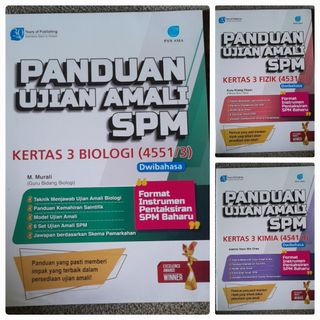 SPM Chemistry reference books and model papers, Hobbies & Toys, Books ...