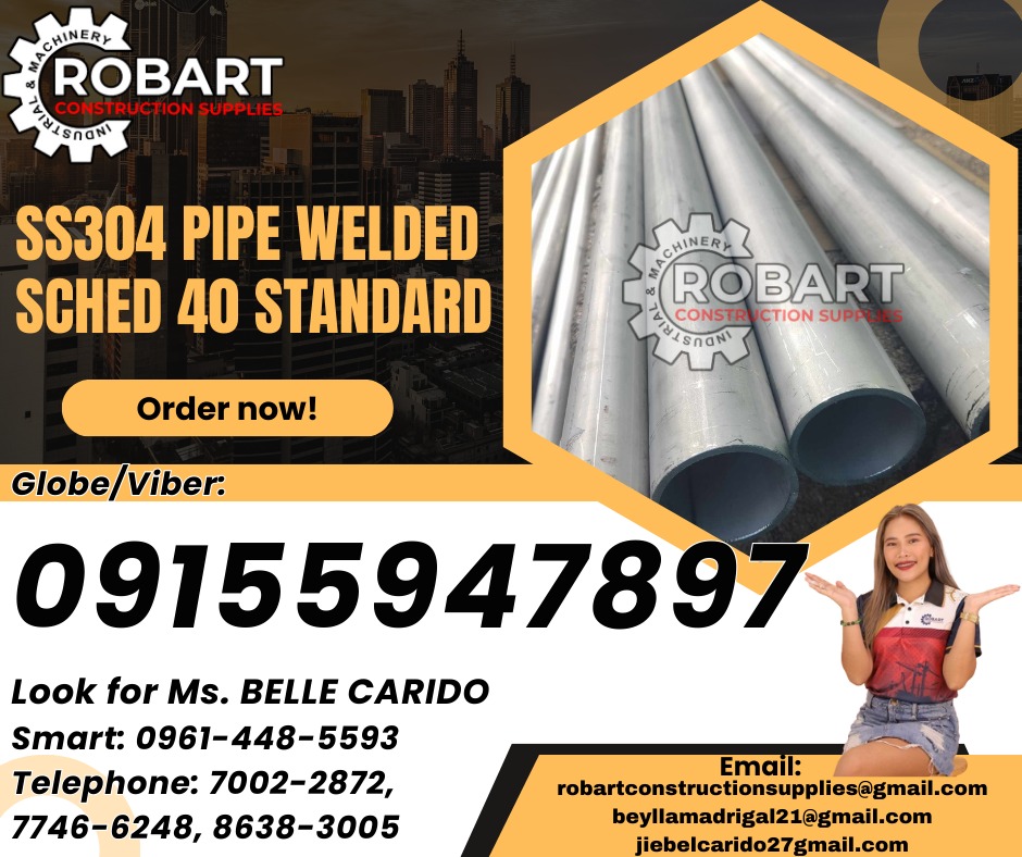 Ss304 pipe welded sched 40 standard, Everything Else, Looking For on ...