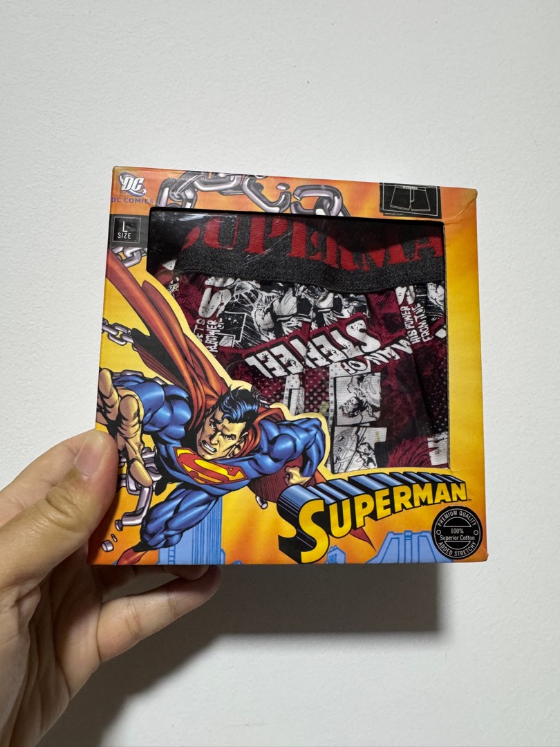 Superman Boxer, Men's Fashion, Bottoms, Sleep and Loungewear on Carousell