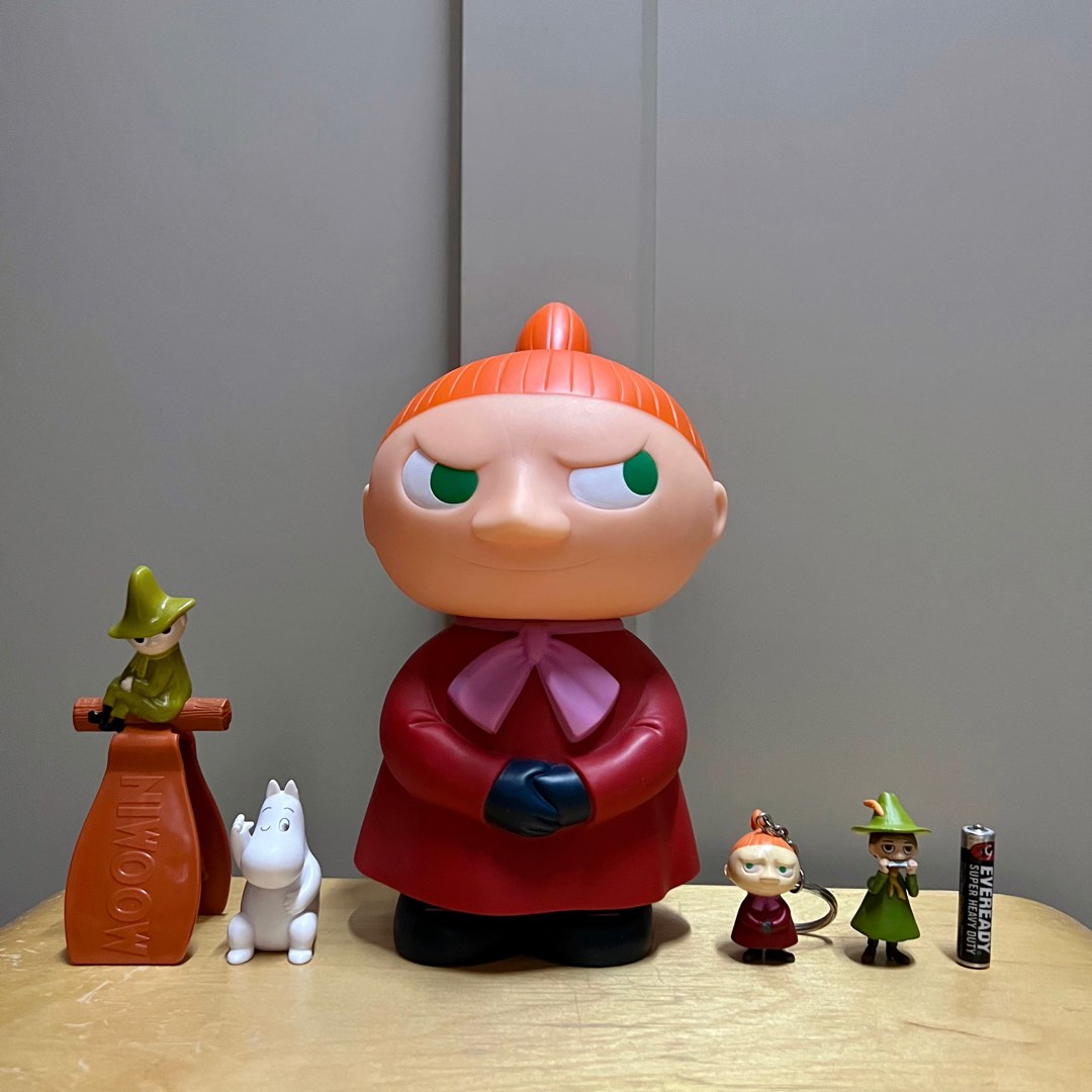 T-ARTS Takara Tomy Moomin / Little My Big Soft Vinyl Piggy Coin Bank ...