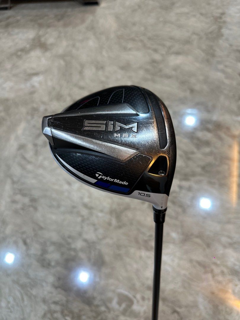 Taylormade Sim Max Driver, Sports Equipment, Sports & Games, Golf on ...