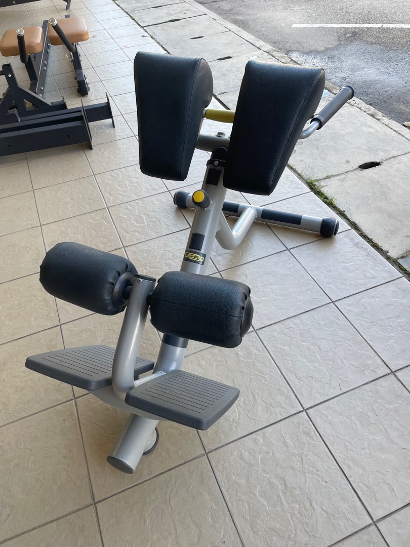Technogym fitness Italy element series adjustable roman chair hyper ...