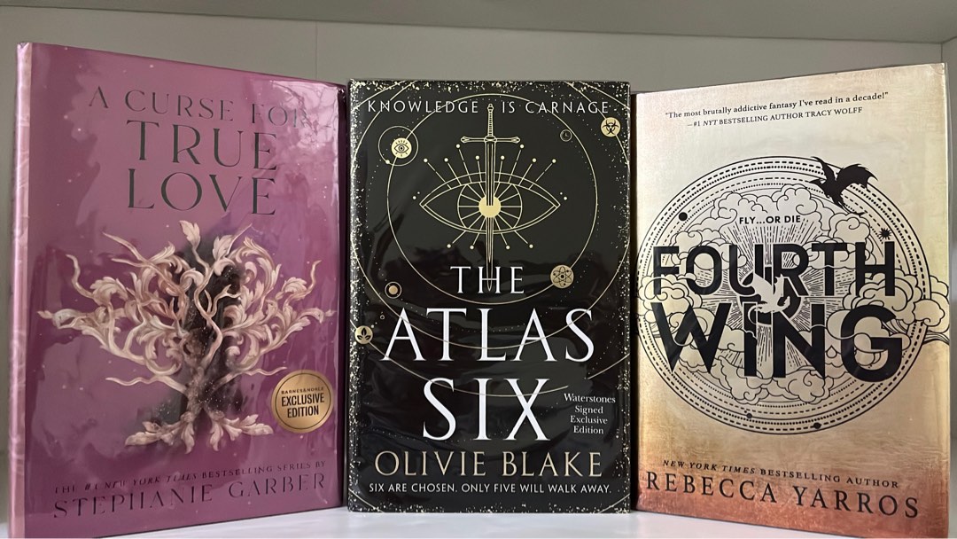 The Atlas Six / A Curse for True Love / Fourth Wing, Hobbies & Toys ...