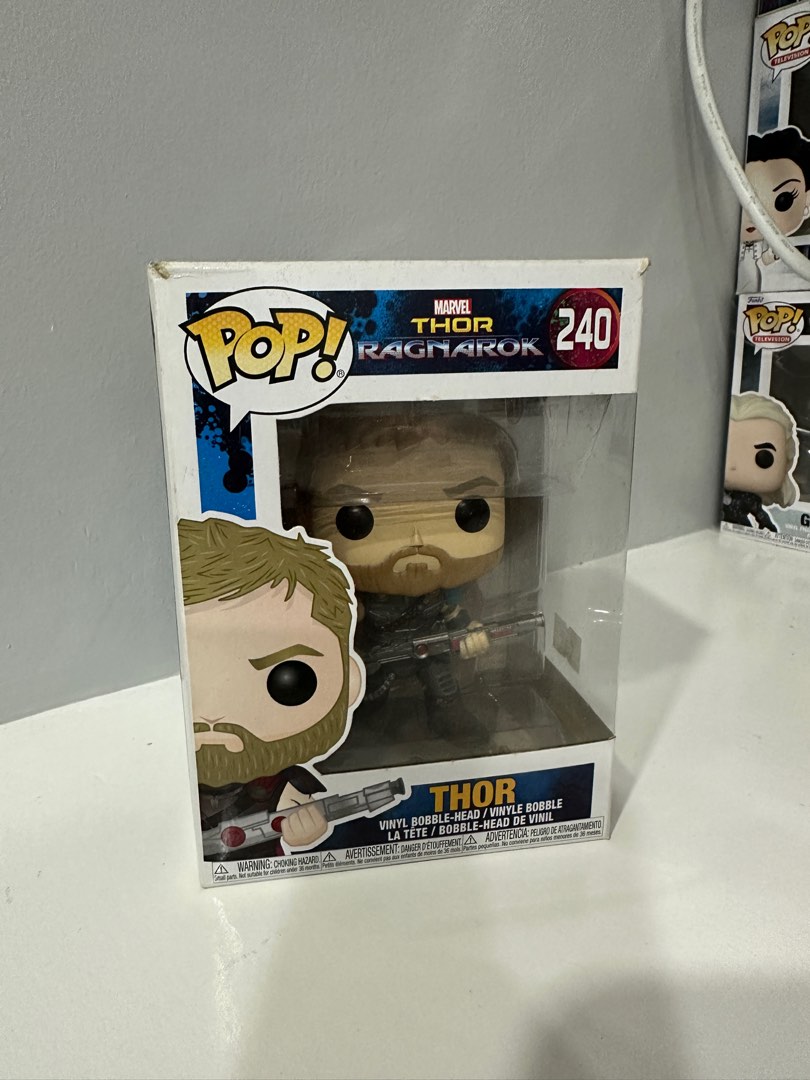 Thor ragnarok funko pop 240, Hobbies & Toys, Toys & Games on Carousell