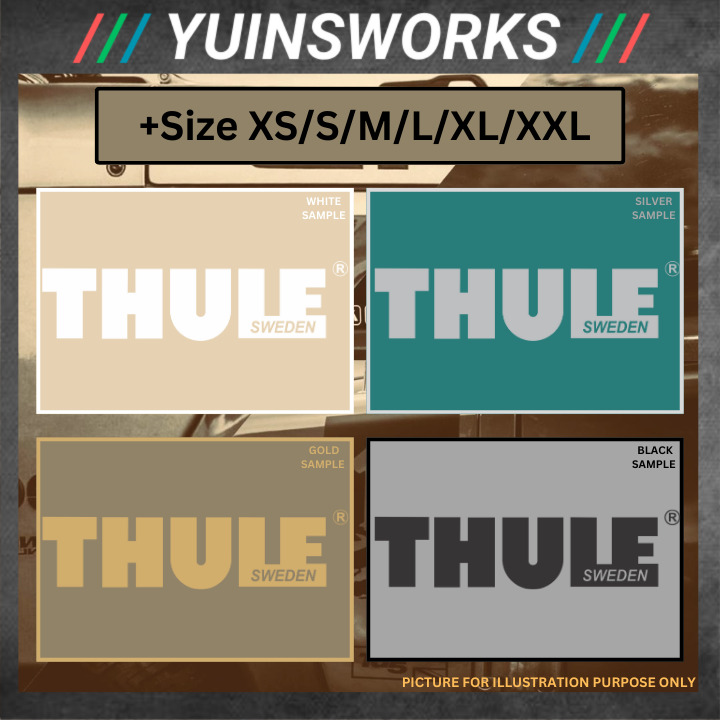 [THULE] Premium Sticker For Car, Motor, Boat, and Plane Free Custom ...
