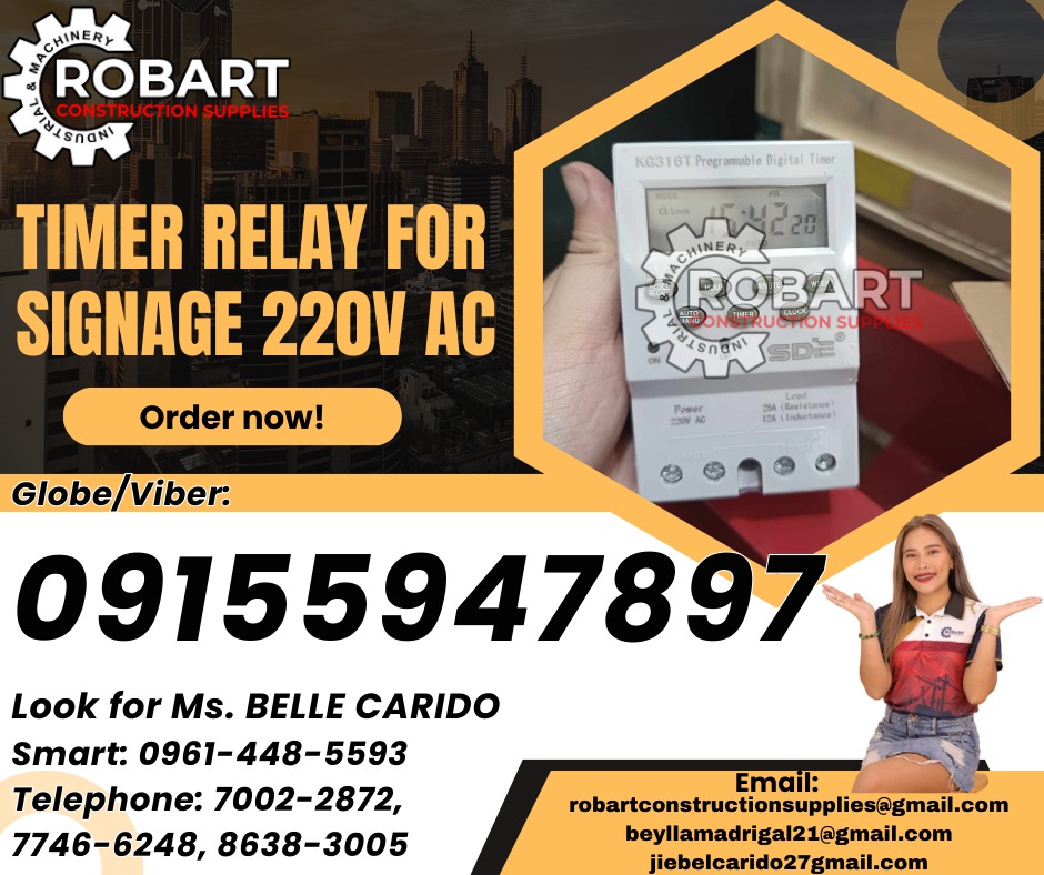 timer relay for signage, Everything Else, Looking For on Carousell