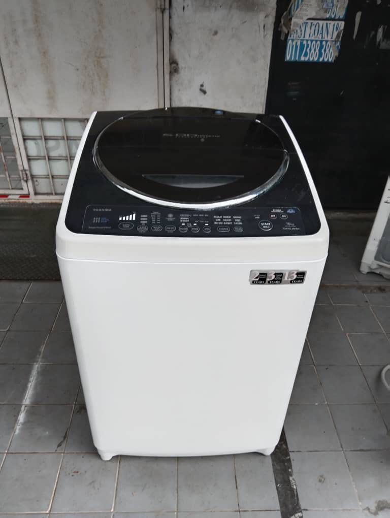 Toshiba DD Inverter 16kg top Load washer washing machine fully automatic mesin basuh, TV & Home ...