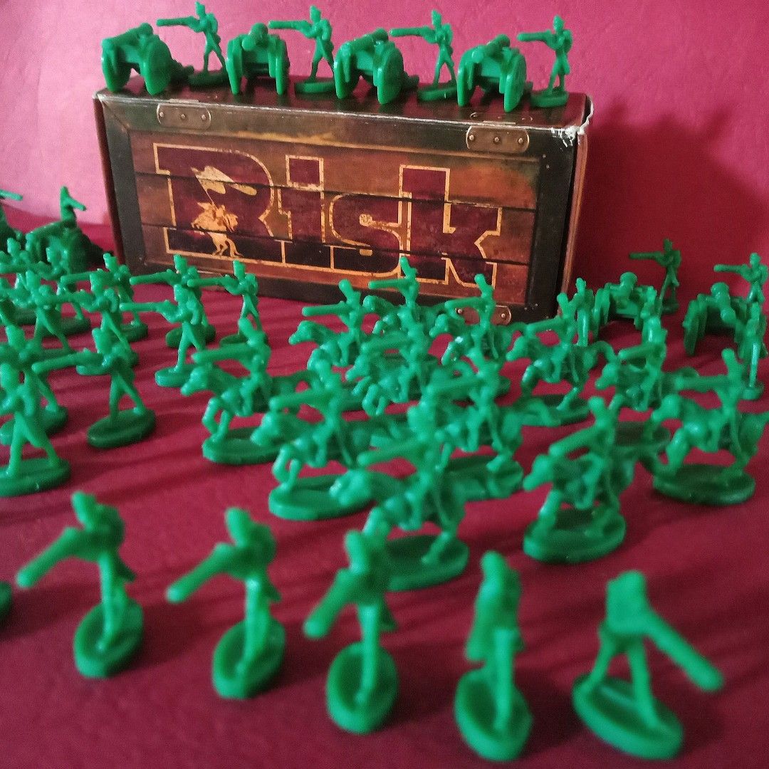 Toy soldiers vintage figure, cavalry and artillery parker bros game ...