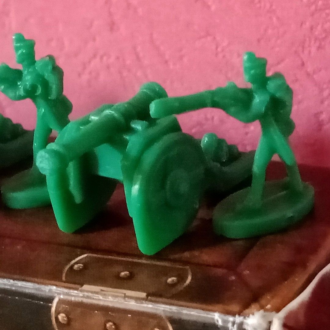 Toy soldiers vintage figure, cavalry and artillery parker bros game ...