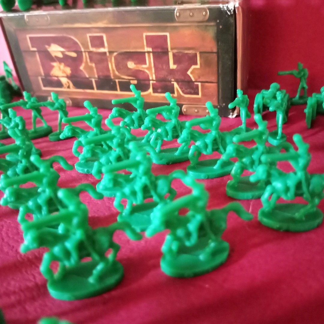 Toy soldiers vintage figure, cavalry and artillery parker bros game ...