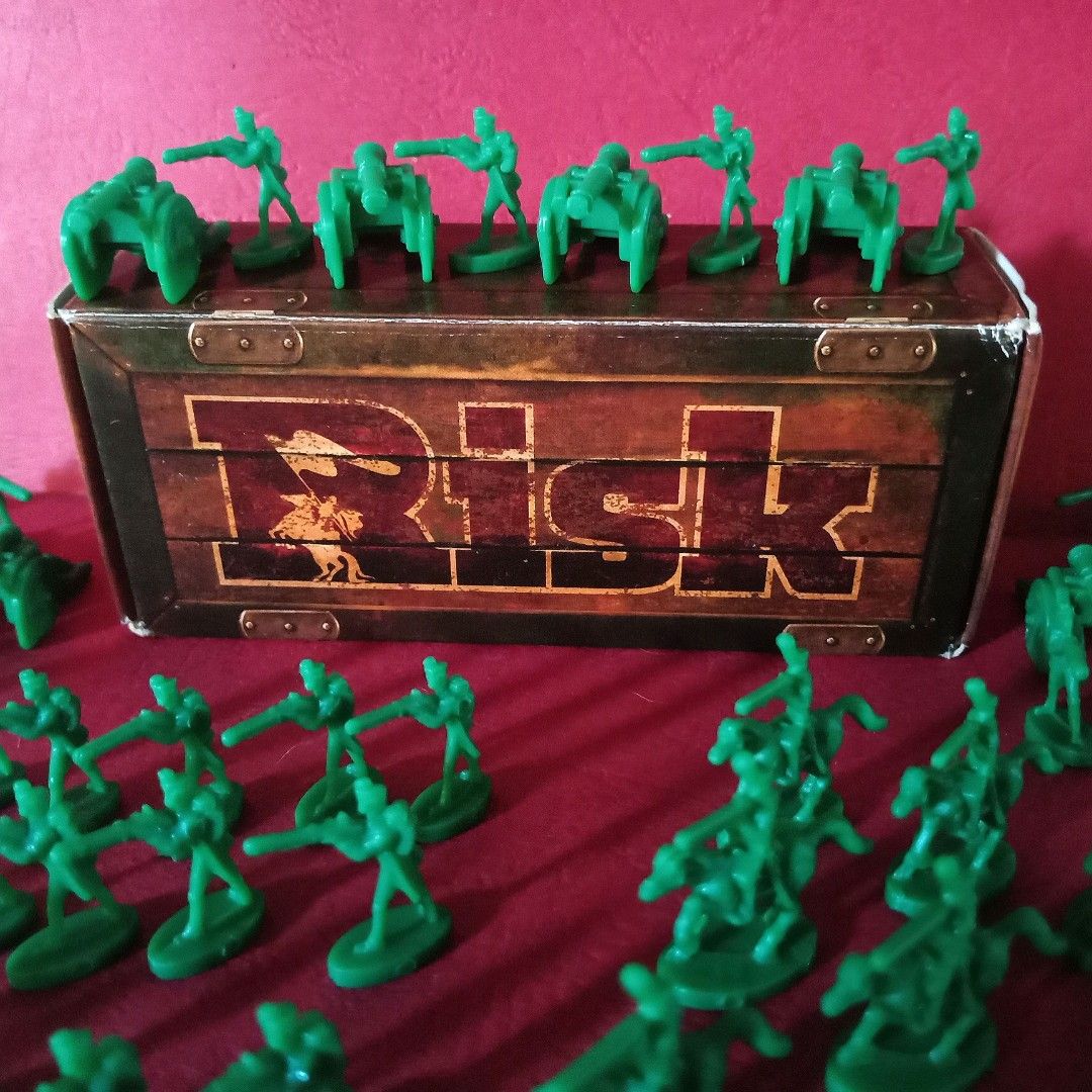 Toy soldiers vintage figure, cavalry and artillery parker bros game ...