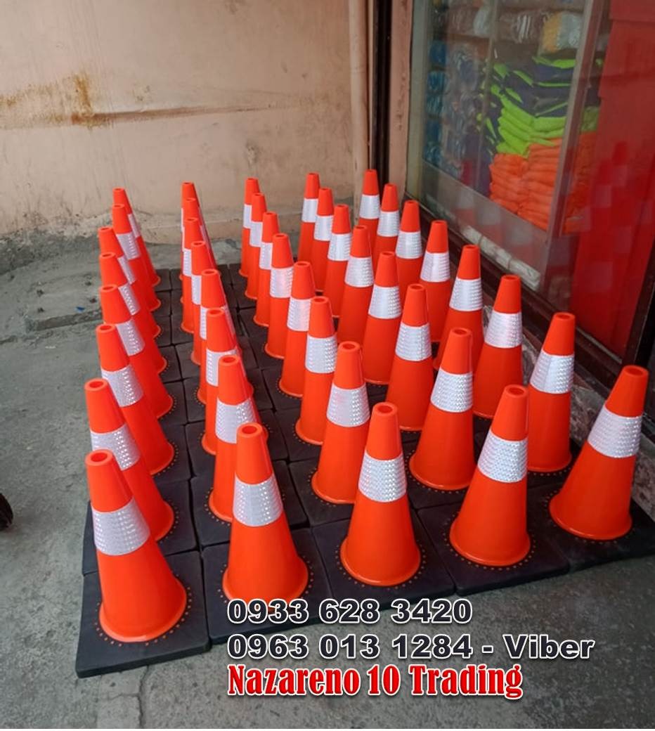 Traffic cone Full rubberized 18 inches with Reflector, Looking For on ...
