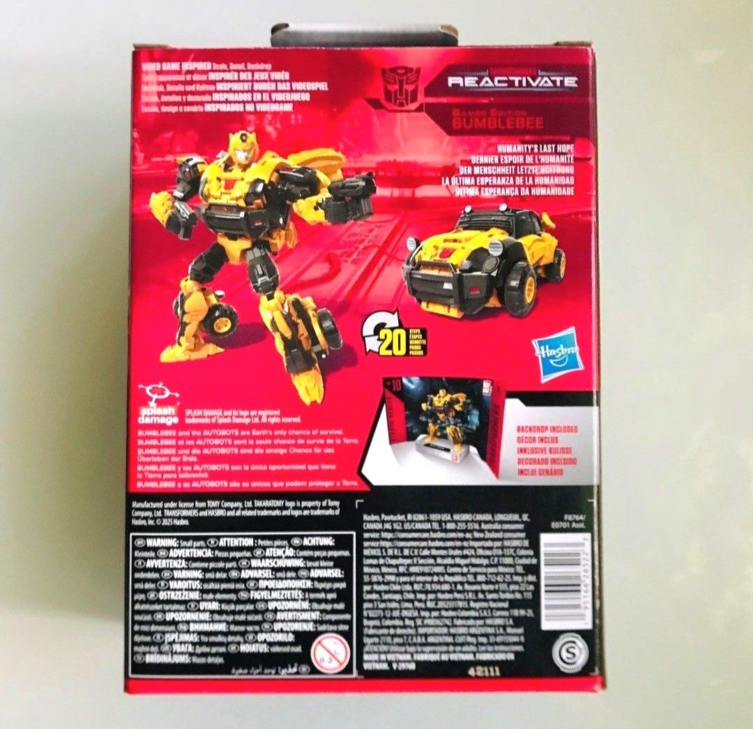 Transformers Reactivate Bumblebee Studio Series Deluxe Class, Hot ...