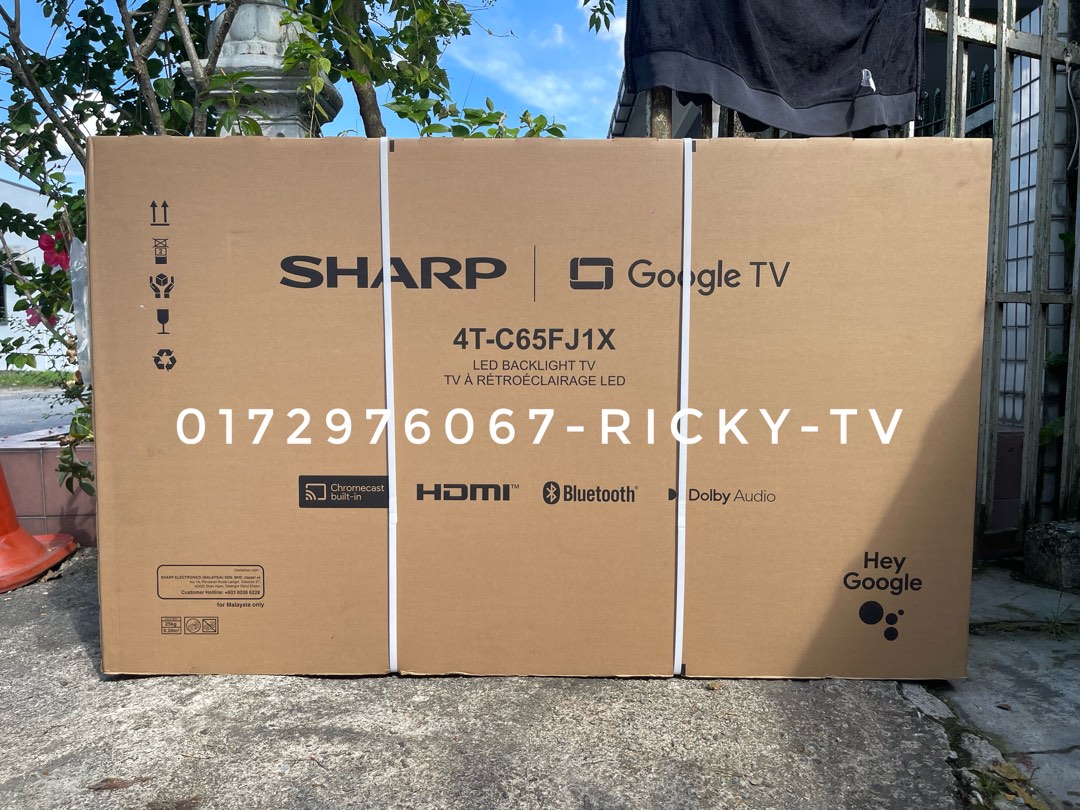 TV Sharp 65 Inch 4K UHD Google TV -, TV & Home Appliances, TV ...
