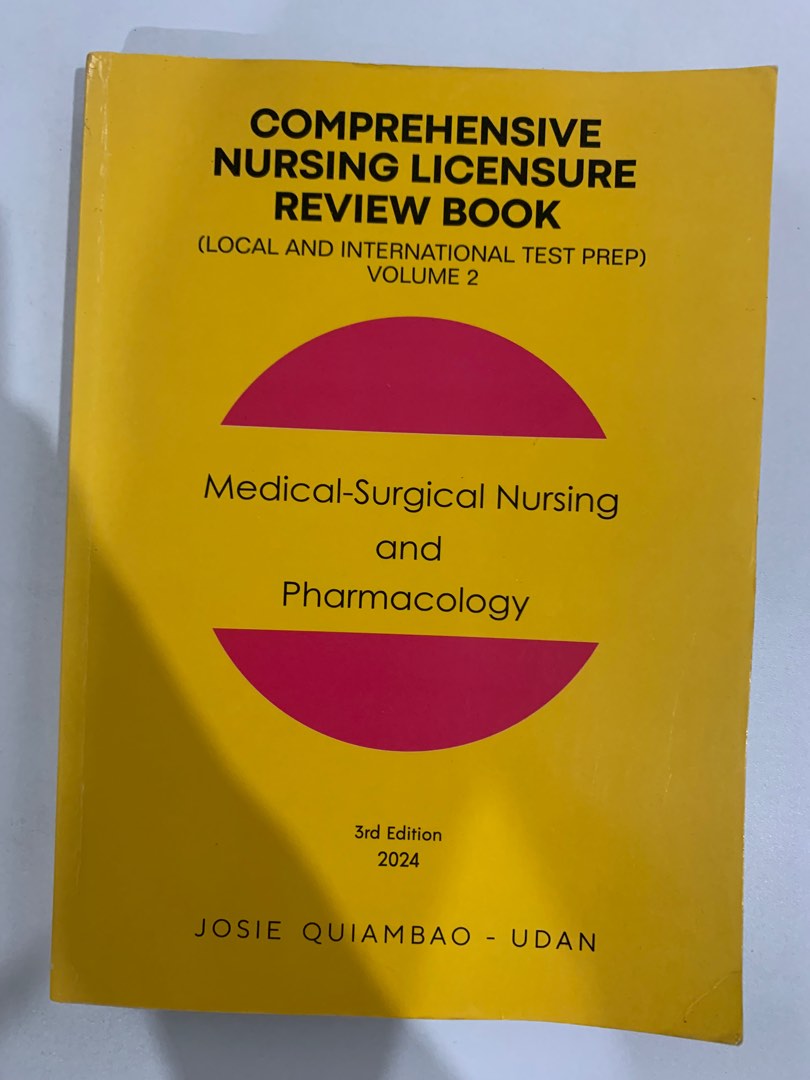 Udan - Comprehensive Nursing Review Book Volume 2 (Medical Surgical ...