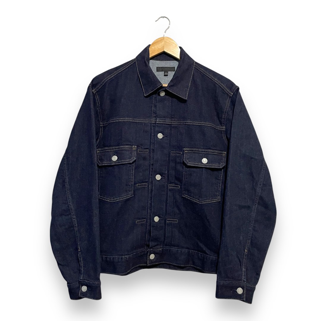 Uniqlo Boxy Denim Trucker Jacket, Men's Fashion, Coats, Jackets and ...