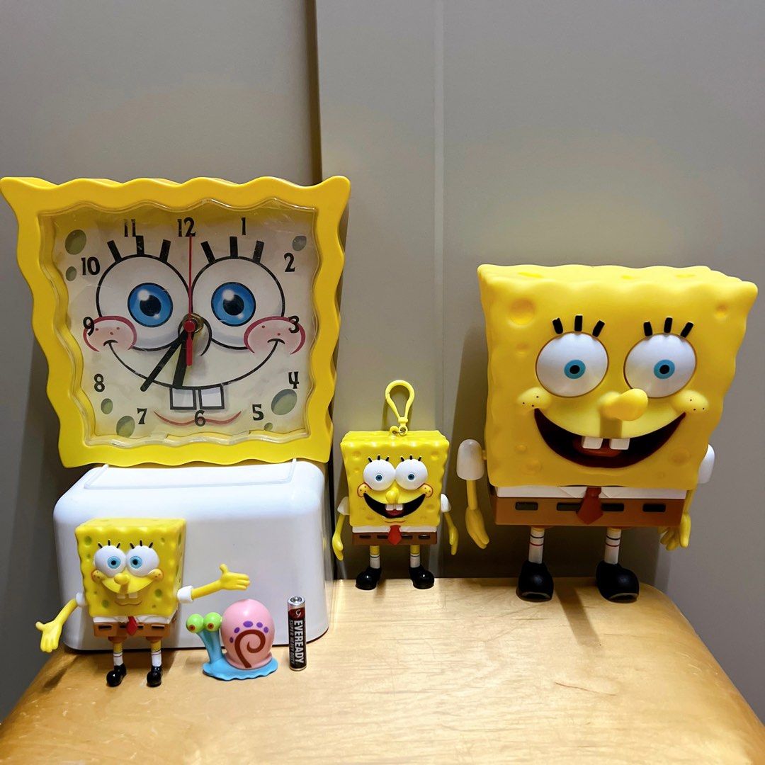 Viacom Eye Pop SpongeBob SquarePants & Gary Snail Figure , Keychain ...