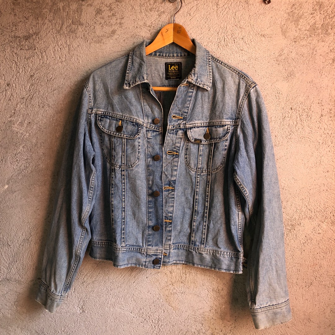 Vintage Lee Riders x Edwin Denim Jacket Shawnee Mission U.S.A, Men's Fashion, Coats, Jackets and ...