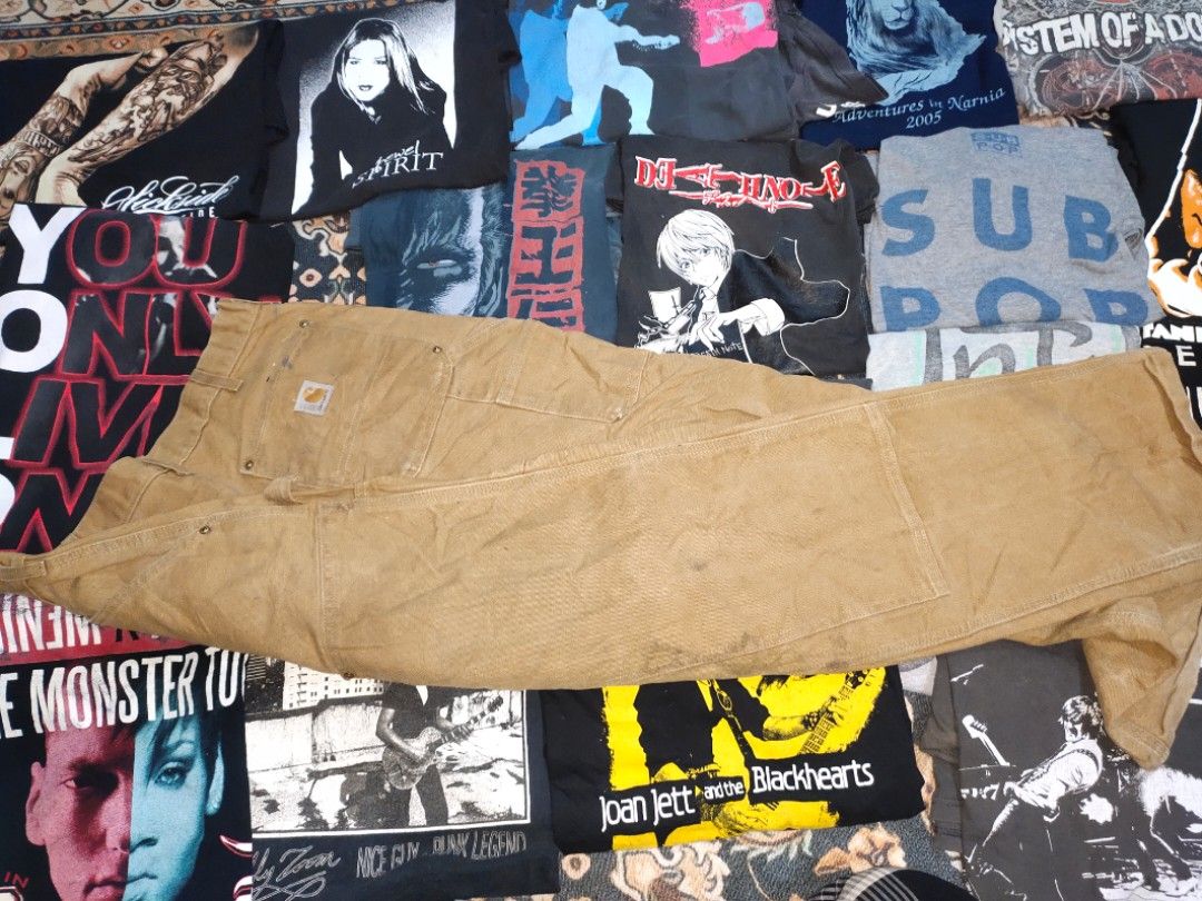 Vintage rare BAND BRAND WORKWEAR carhatt punk emo band clockwork orange ...