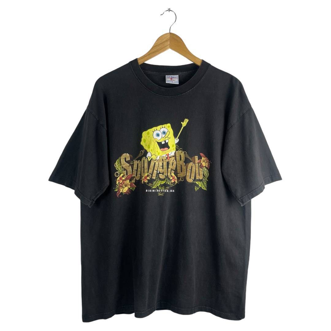 Vintage Spongebob y2k Nickelodeon Cartoon Tee 2000's (All Sport tag ...