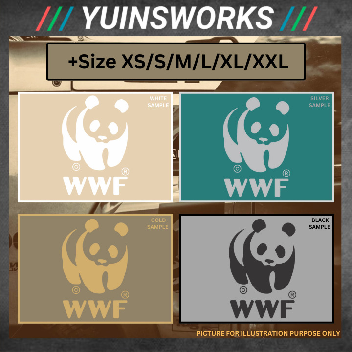 [WWF] Premium Sticker For Car, Motor, Boat, and Plane Free Custom Size ...