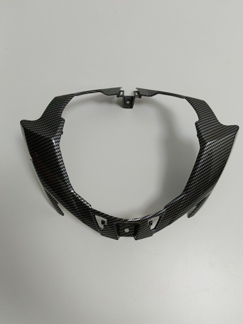 Yamaha Y15 V2 Carbon Handle Bar Meter Cover, Auto Accessories on Carousell