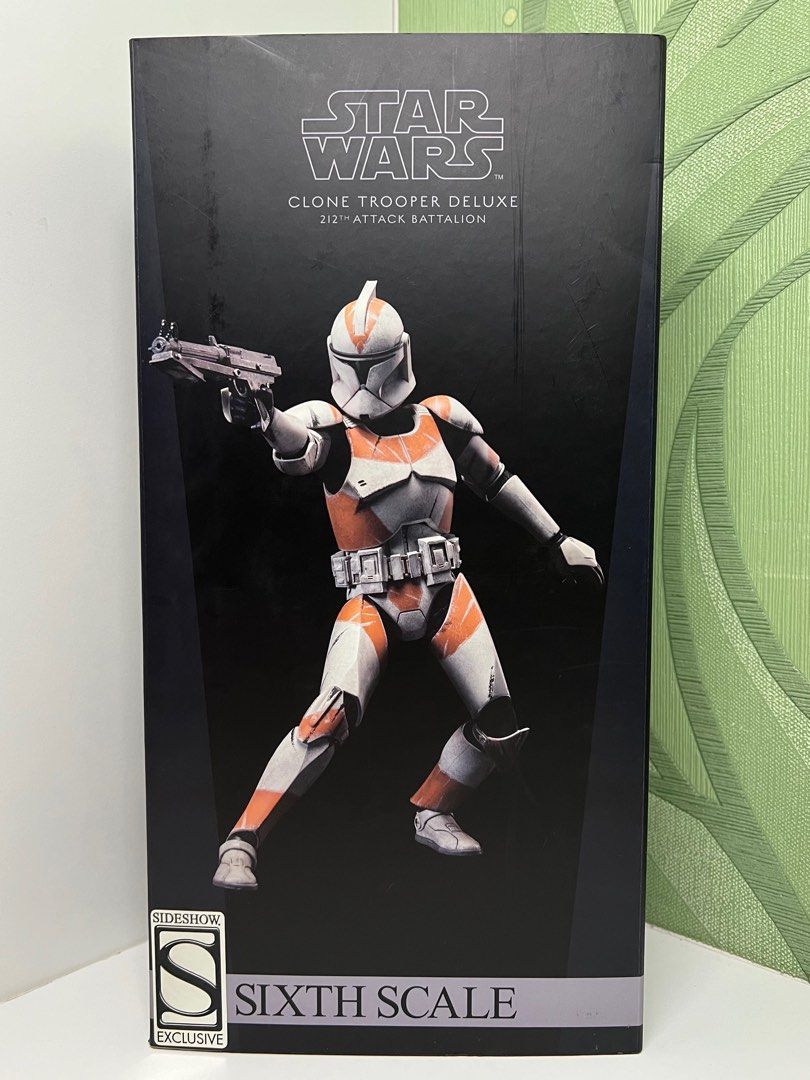 1/6 Scale Clone Trooper Deluxe (212th Attack Battalion) - Sideshow Collectibles, Hobbies & Toys ...