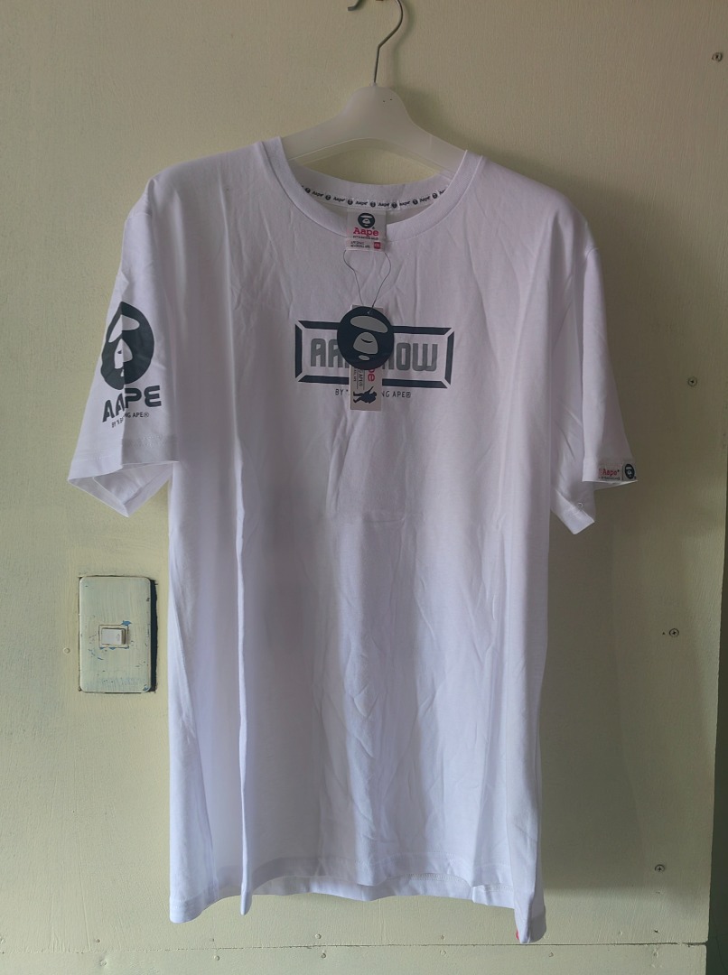 AAPE AUTHENTIC TEE WITH BACK HIT LOGO, Men's Fashion, Tops & Sets ...