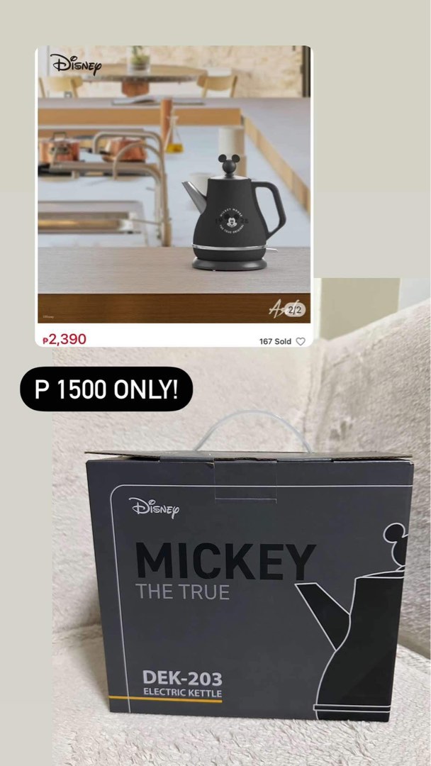 Asahi limited edition Mickey Mouse, TV & Home Appliances, Kitchen ...