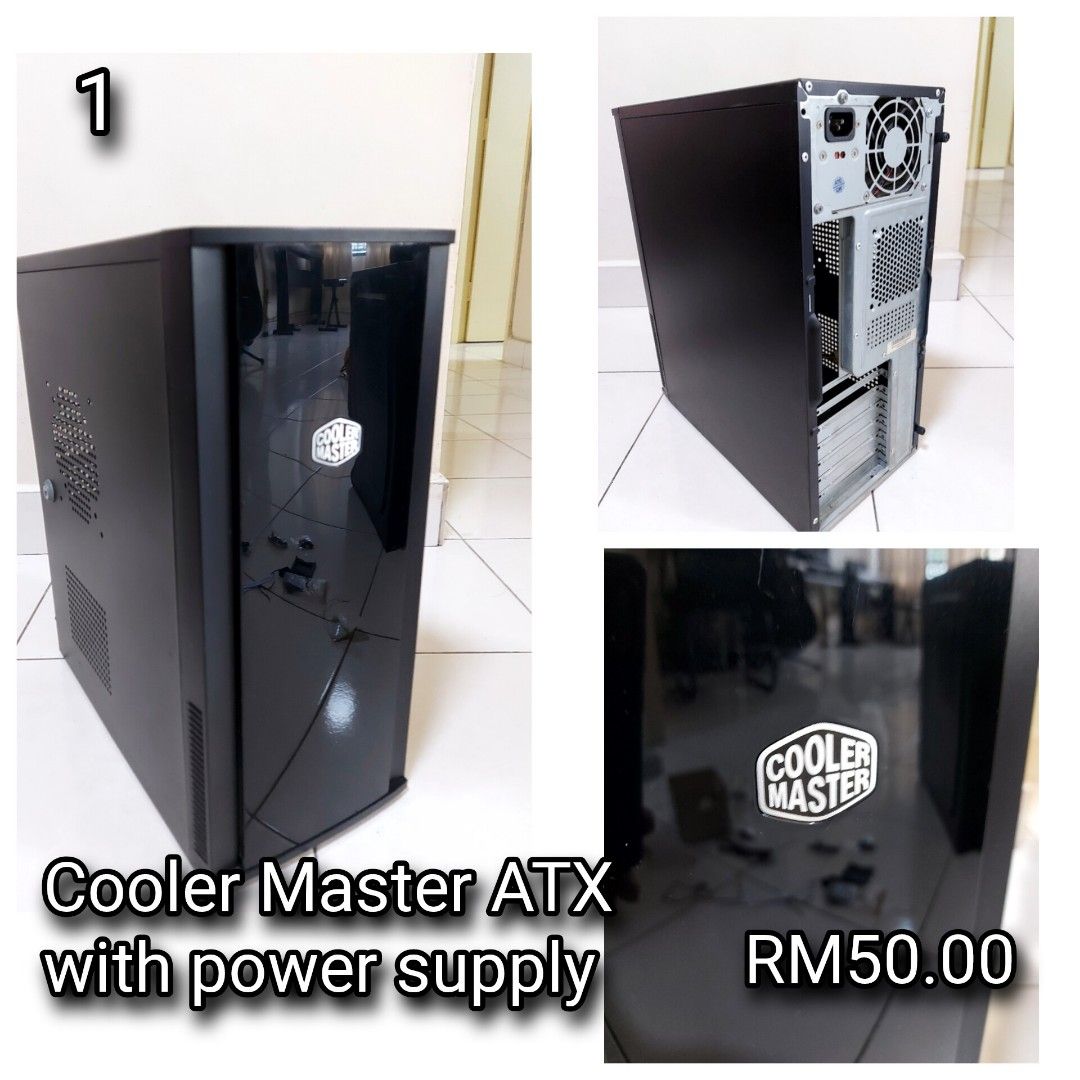 ATX casing with PSU & DVD RW, Computers & Tech, Desktops on Carousell