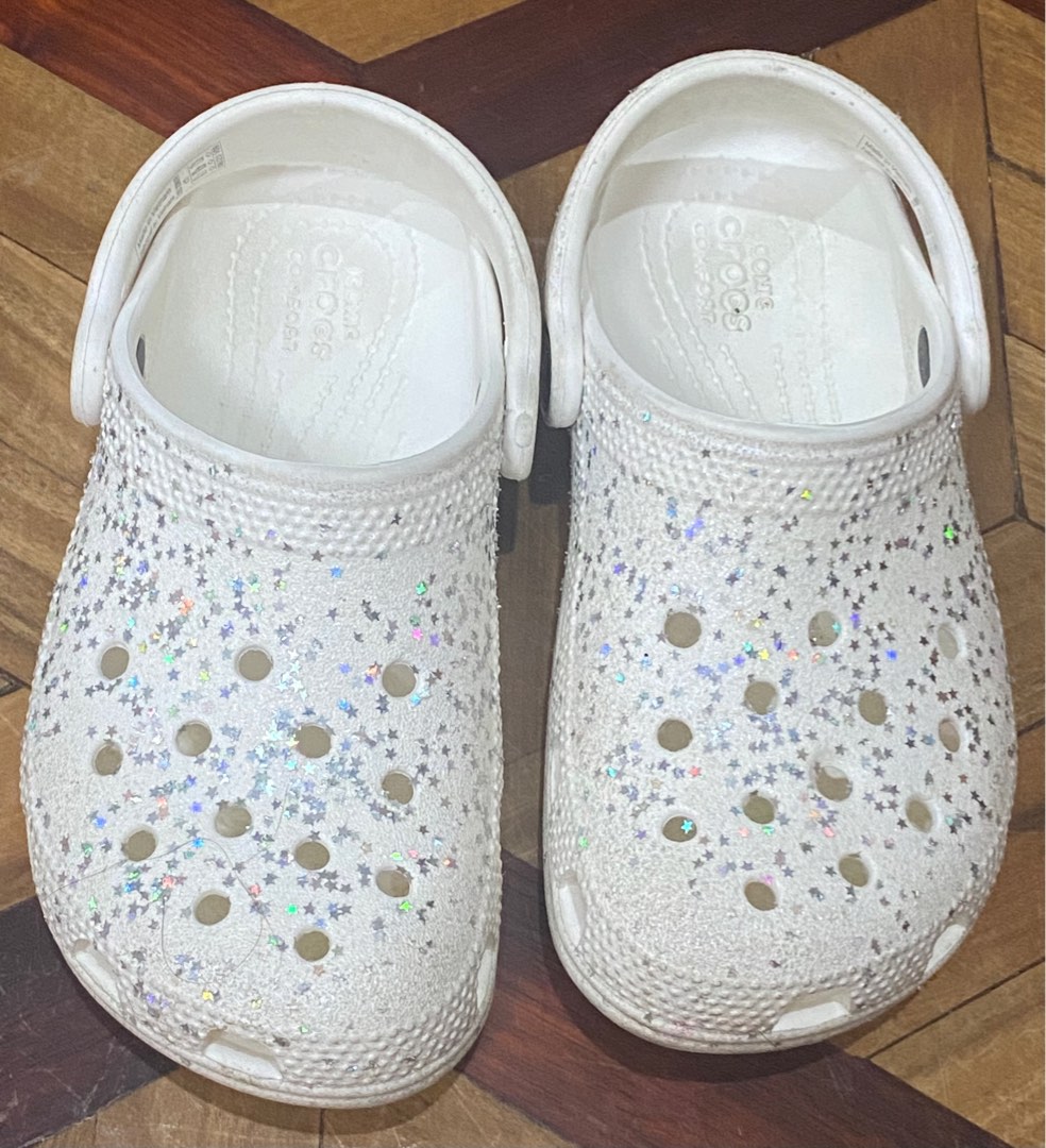 Authetic Crocs Sprinkle Glotter C11, Babies & Kids, Babies & Kids ...