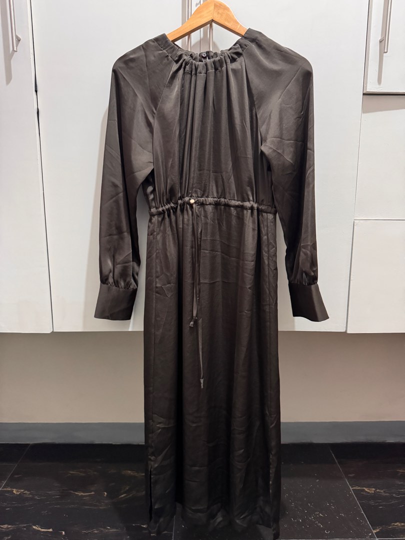 Autograph satin maxi dress, Women's Fashion, Dresses & Sets, Dresses on ...