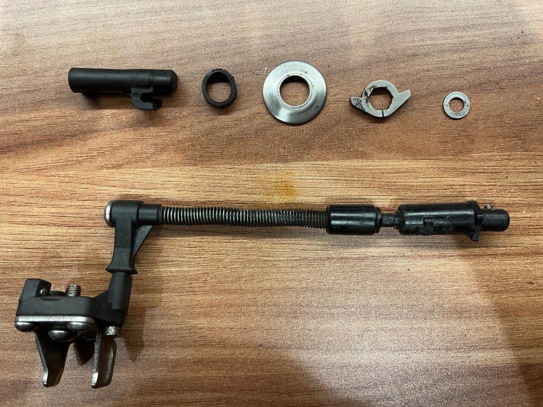 Brompton original 2 - 4 speed Derailleur Cable Anchorage & spring set ...