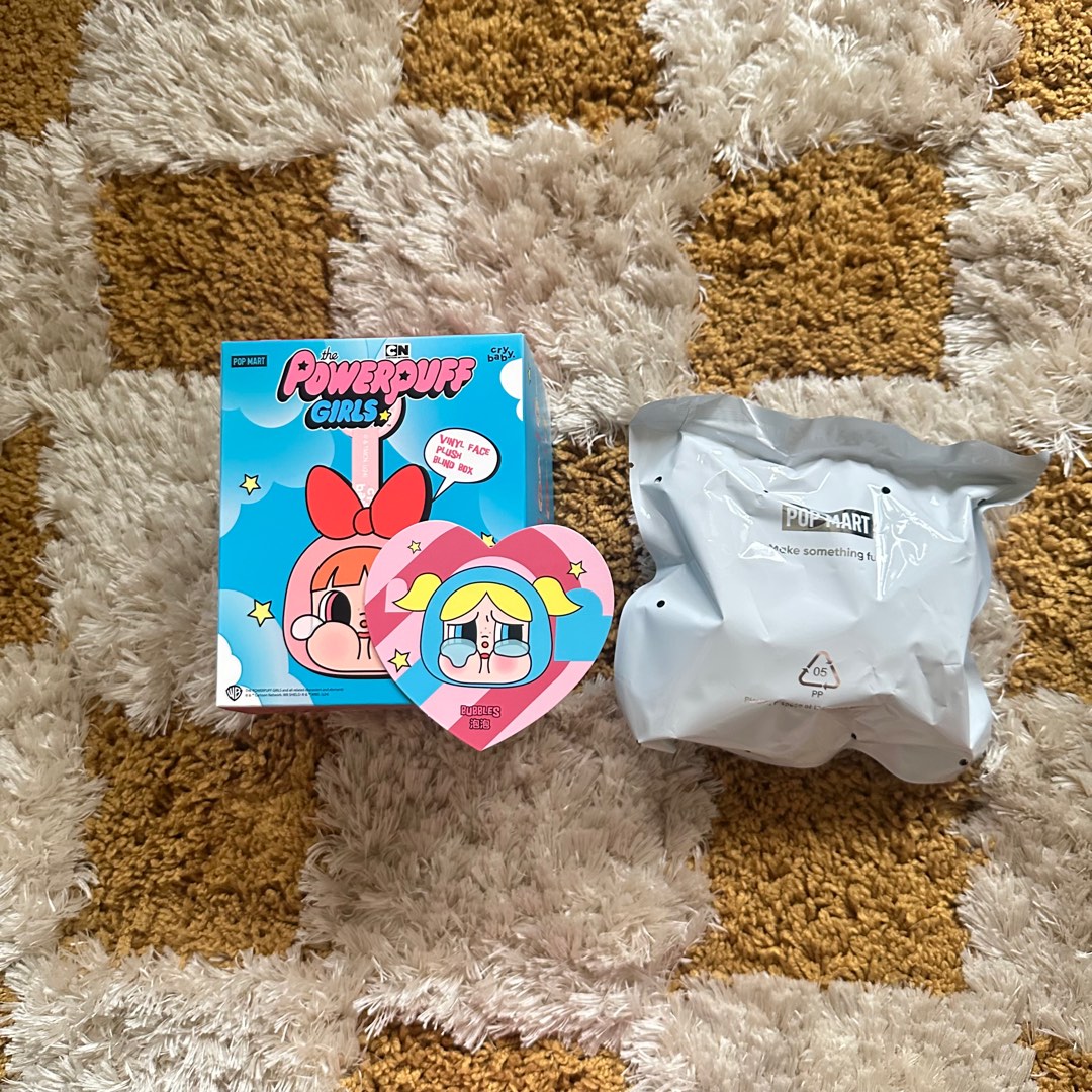 Bubbles - Cry Baby x Powerpuff Girls vinyl face plush, Hobbies & Toys ...