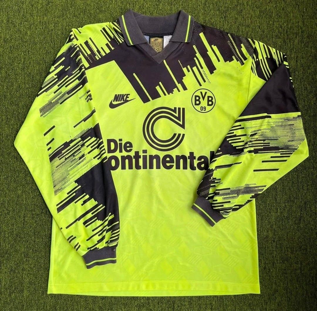 BVB Borussia Dortmund Home 1993/1994 Long Sleeve LS Official ...