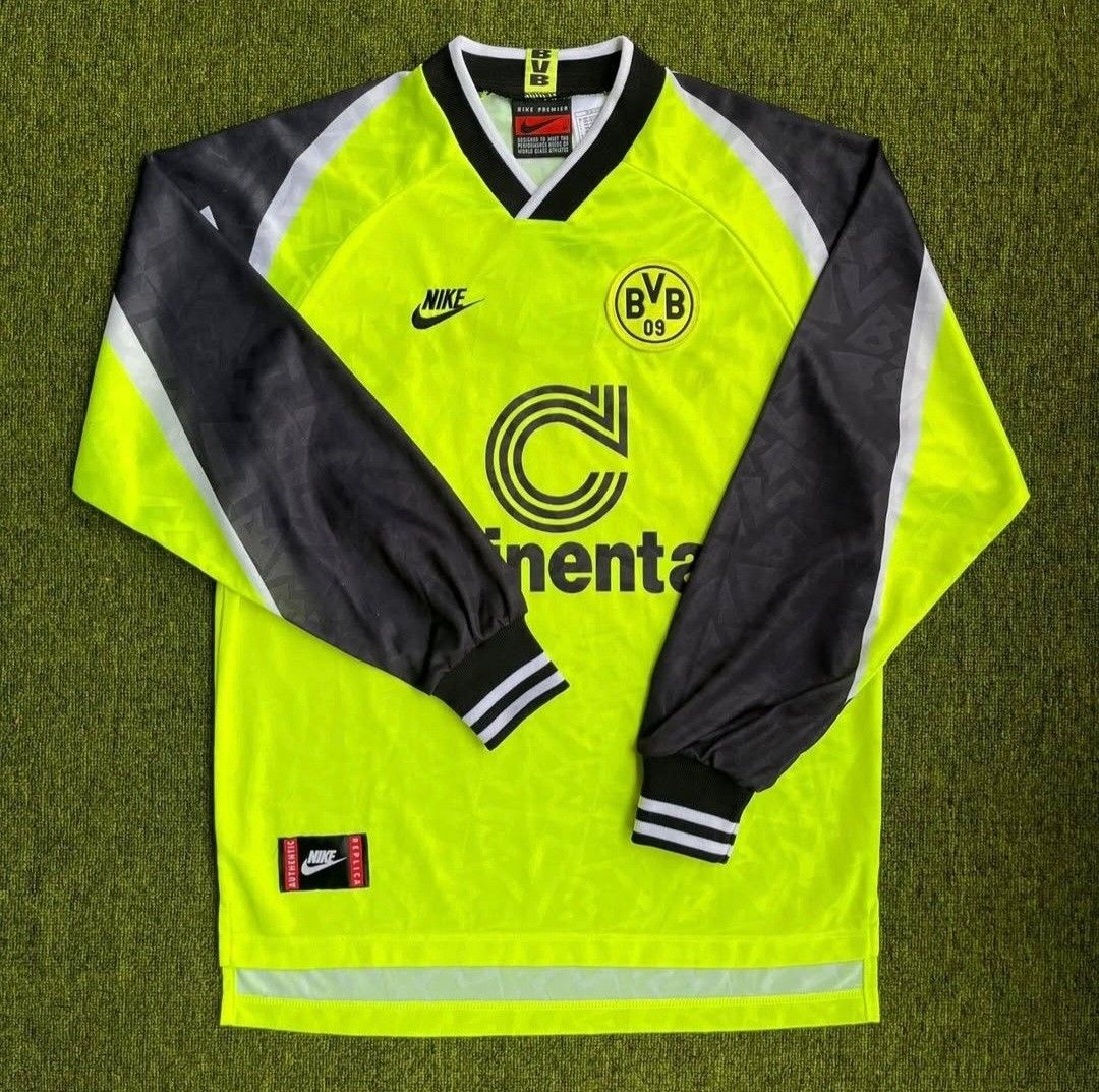 BVB Borussia Dortmund Home 1995/1996 Long Sleeve LS Official ...