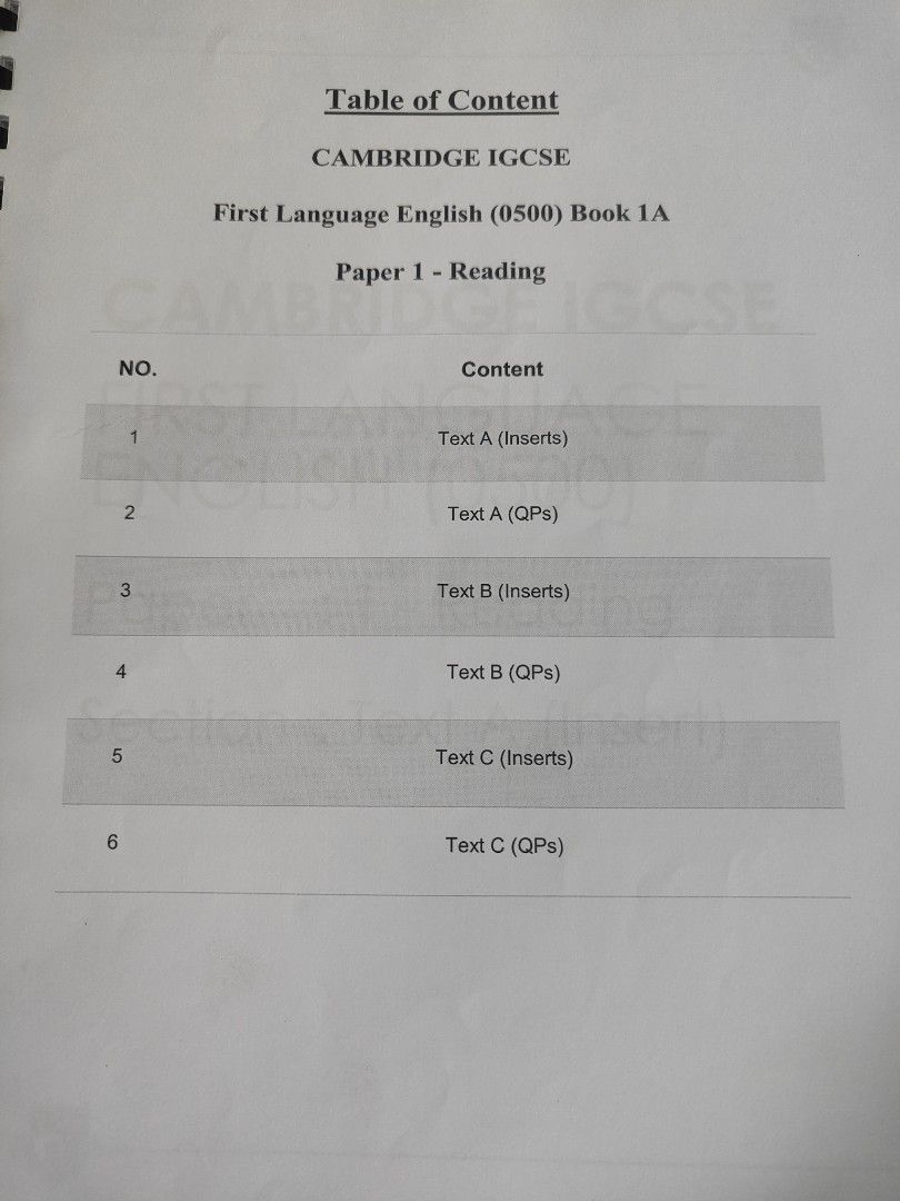 Cambridge IGCSE First Language English 0500 Topical Past Year Papers ...